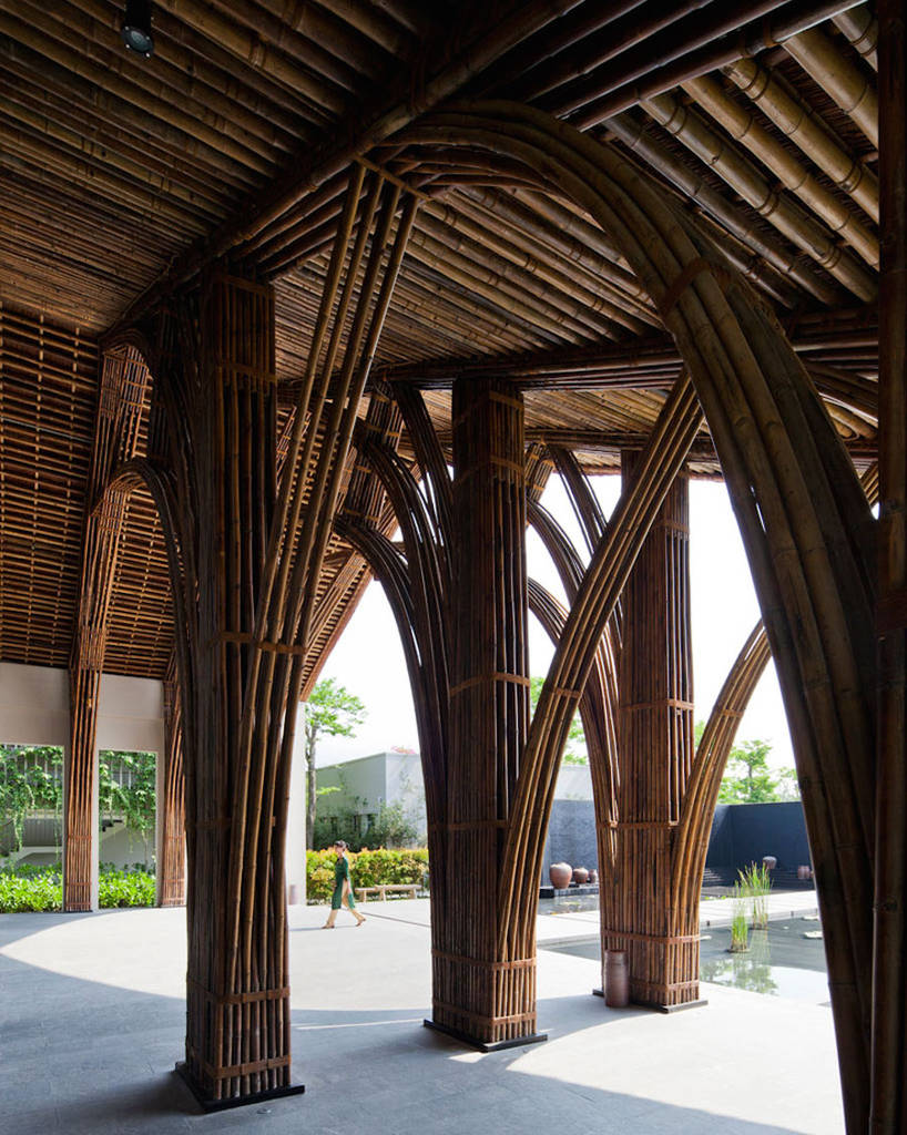 Conference Hall Made From Two Types of Bamboo in Vietnam – Fubiz Media