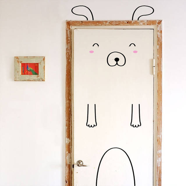 Playful Stickers for Doors – Fubiz Media