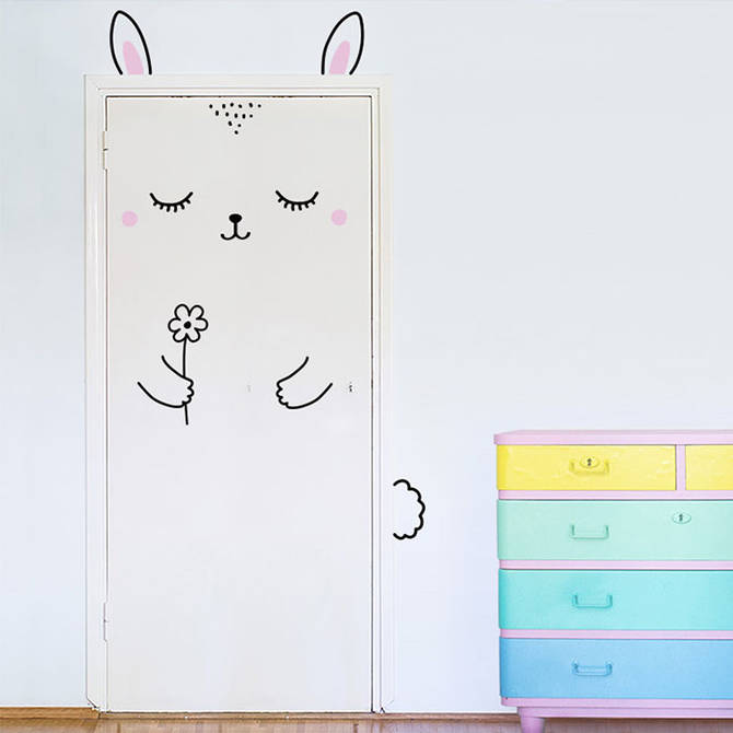 Playful Stickers for Doors – Fubiz Media