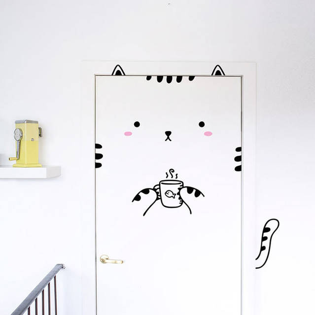 Playful Stickers for Doors – Fubiz Media
