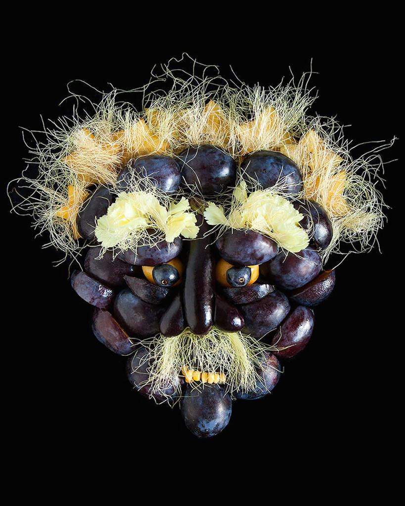 Faces made from Fruits and Vegetables – Fubiz Media