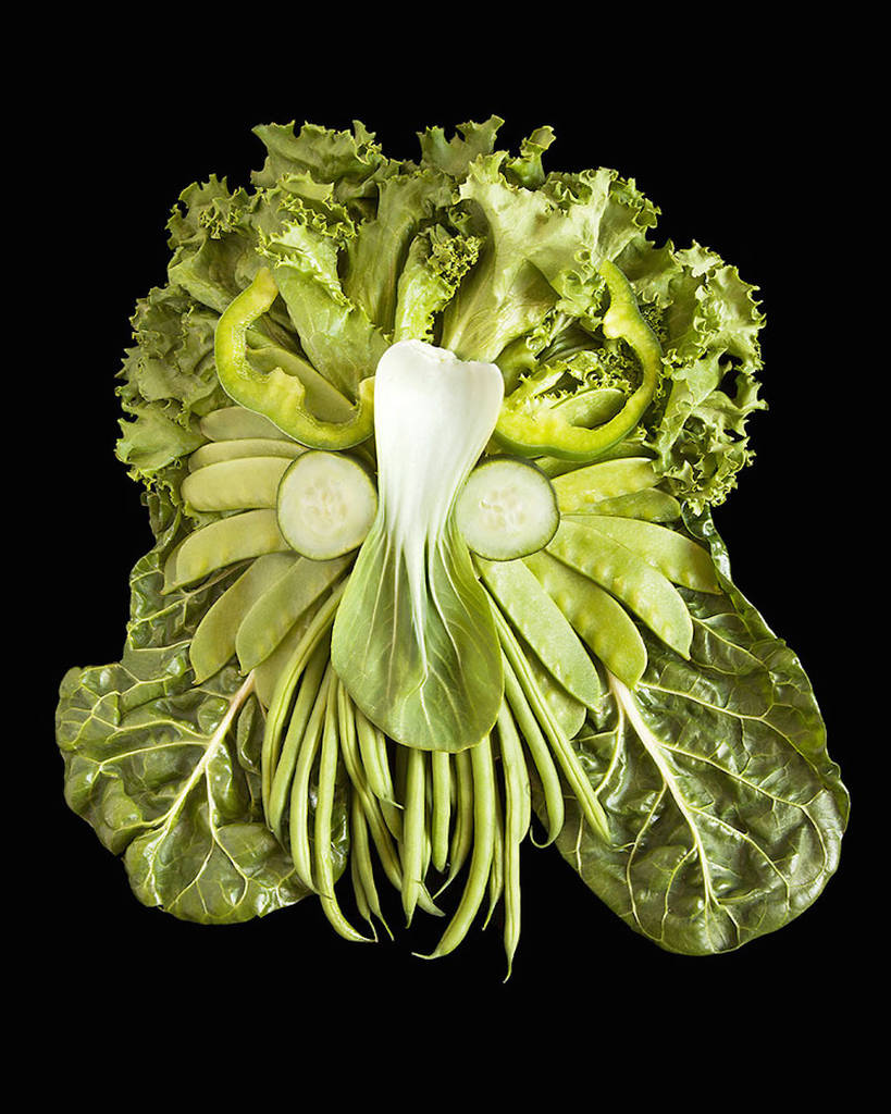 Faces made from Fruits and Vegetables – Fubiz Media
