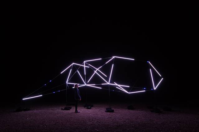 Geometrical Interactive Light Installation – Fubiz Media