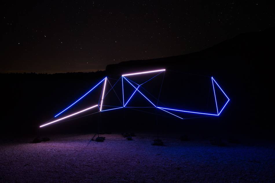Geometrical Interactive Light Installation – Fubiz Media