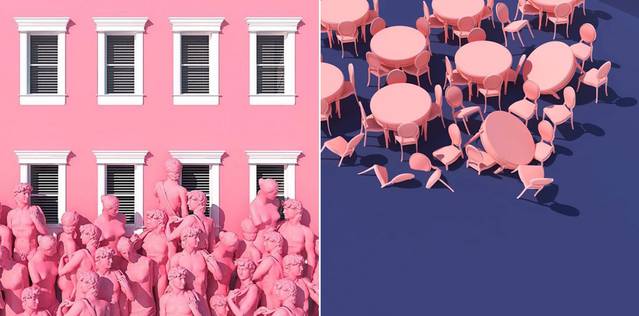 Surreal Pink Scenes by Lee Sol – Fubiz Media