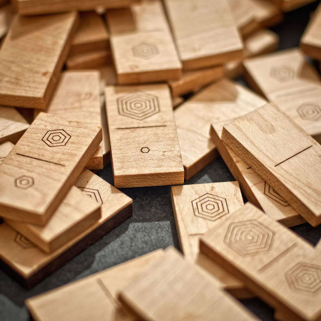 Wooden Domino Set With Hexagonal Shapes – Fubiz Media