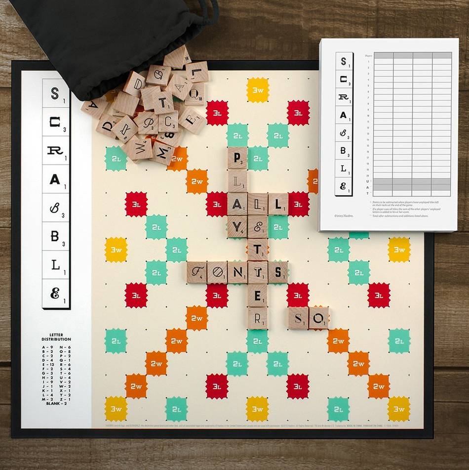 The Typographic Scrabble – Fubiz Media