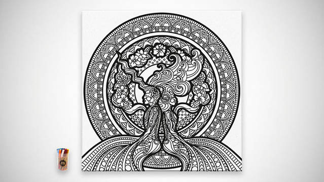 Color In Your Own Wall Art by Fancy Features – Fubiz Media