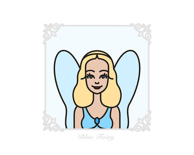 Flat Disney Characters Portraits – Fubiz Media