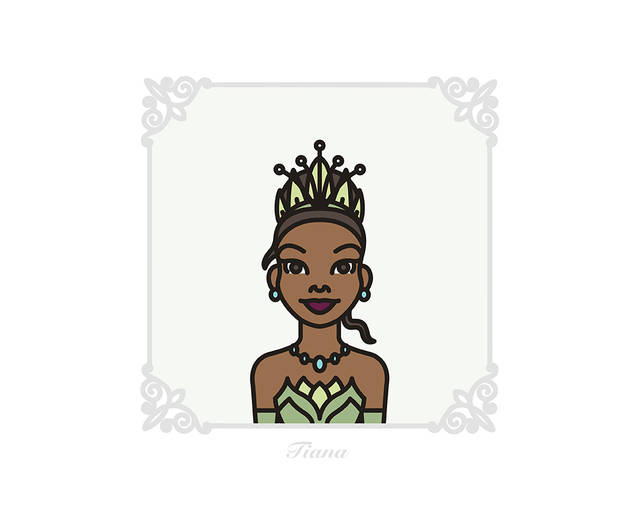 Flat Disney Characters Portraits – Fubiz Media