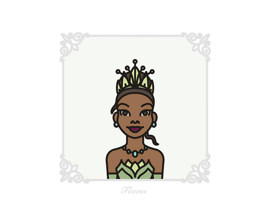 Flat Disney Characters Portraits – Fubiz Media