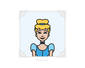 Flat Disney Characters Portraits – Fubiz Media