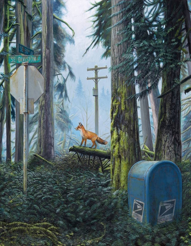 Nature invading Urban World Paintings – Fubiz Media