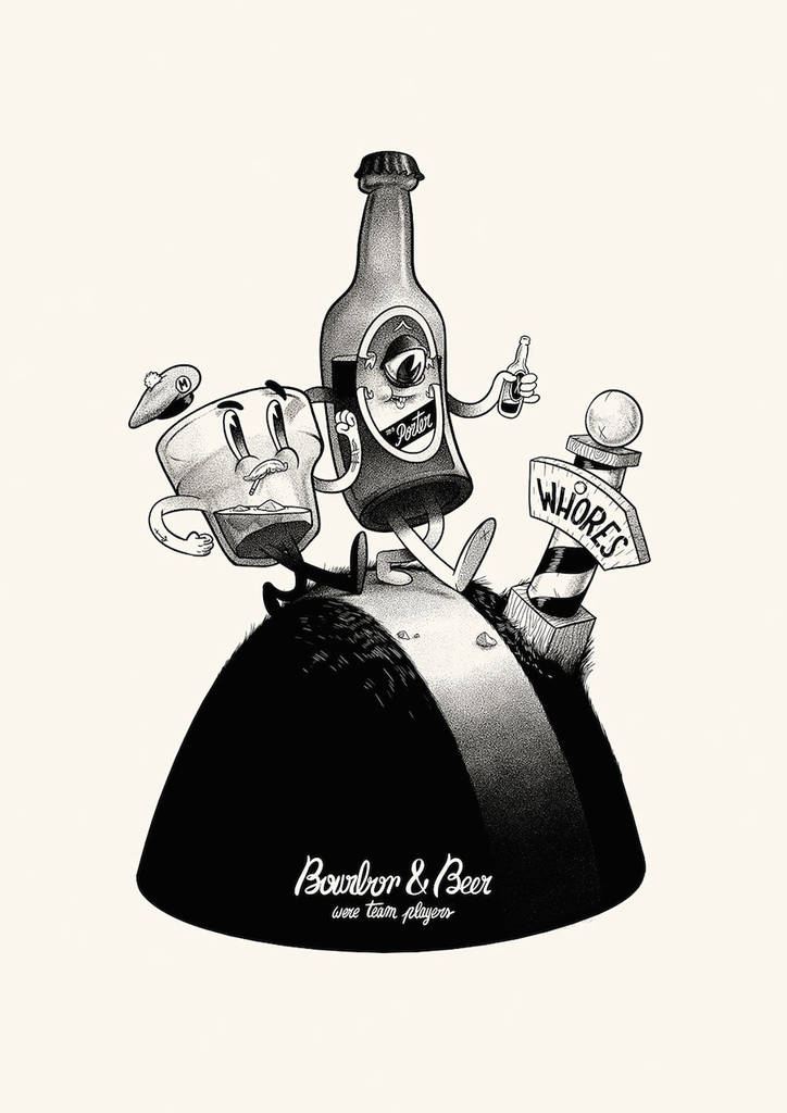 McBess Black & White Illustrations – Fubiz Media