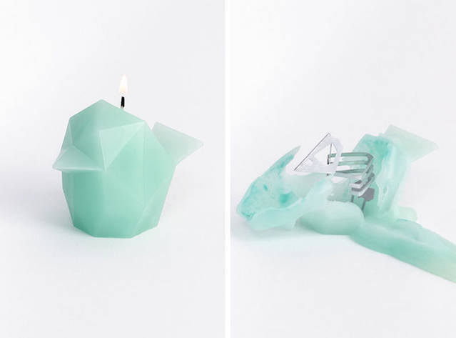 Candles with Hidden Metal Skeletons – Fubiz Media
