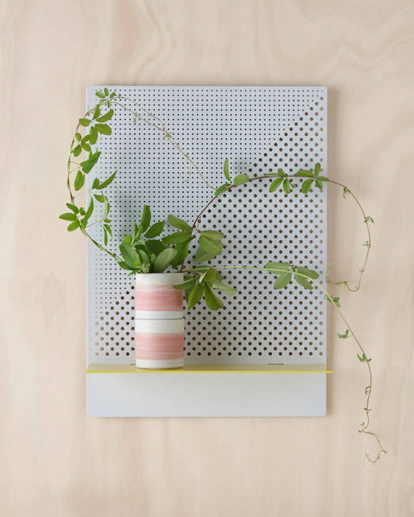 Stylish Perforated Wall Shelves – Fubiz Media