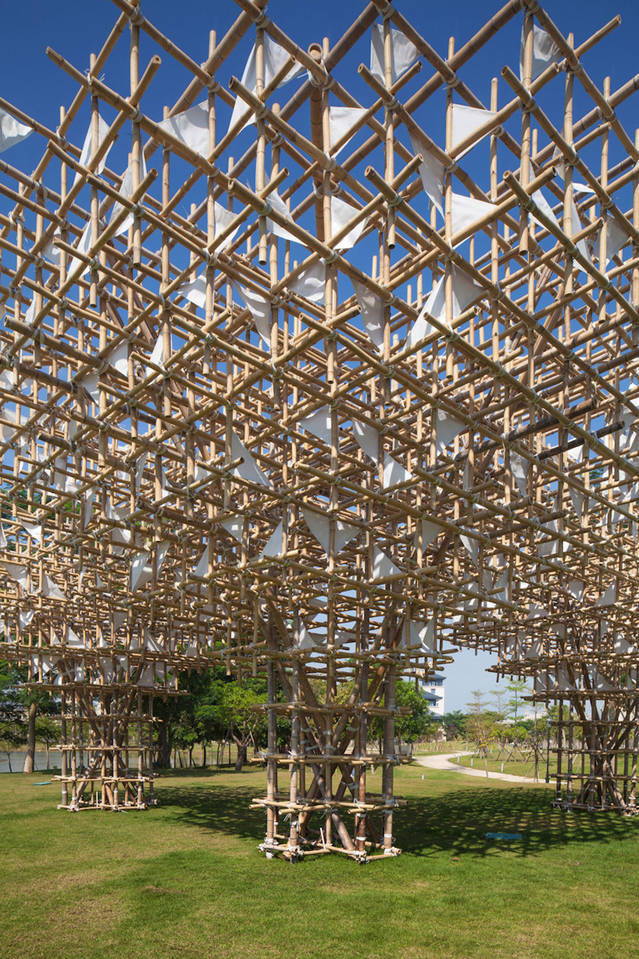 Three Bamboos Installation in China – Fubiz Media