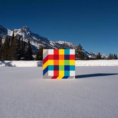 Digital Combinations Between Bold Colour-Blocking and Landscapes ...