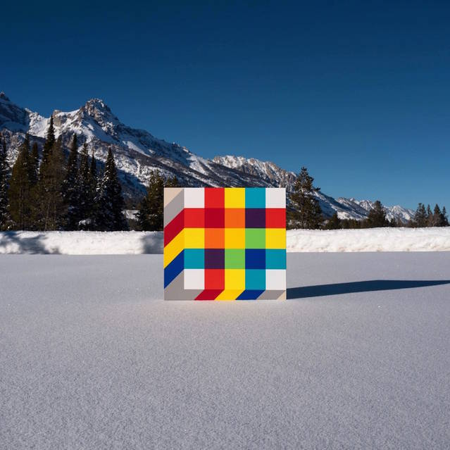 Digital Combinations Between Bold Colour-Blocking and Landscapes ...