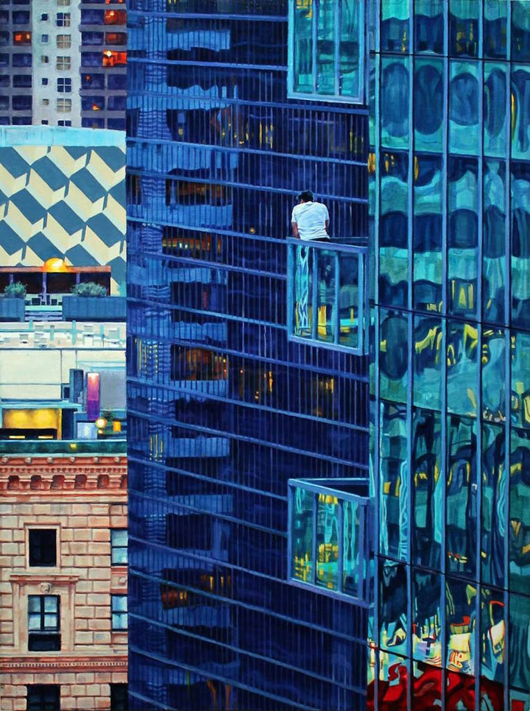 Delicate Paintings of Privacy Behind Windows – Fubiz Media