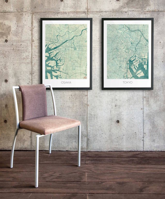 Stunning Vintage City Map Posters – Fubiz Media