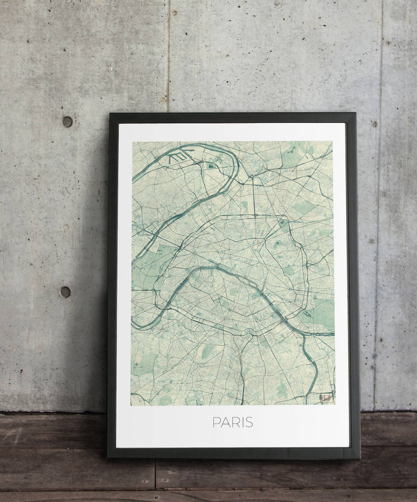 Stunning Vintage City Map Posters – Fubiz Media