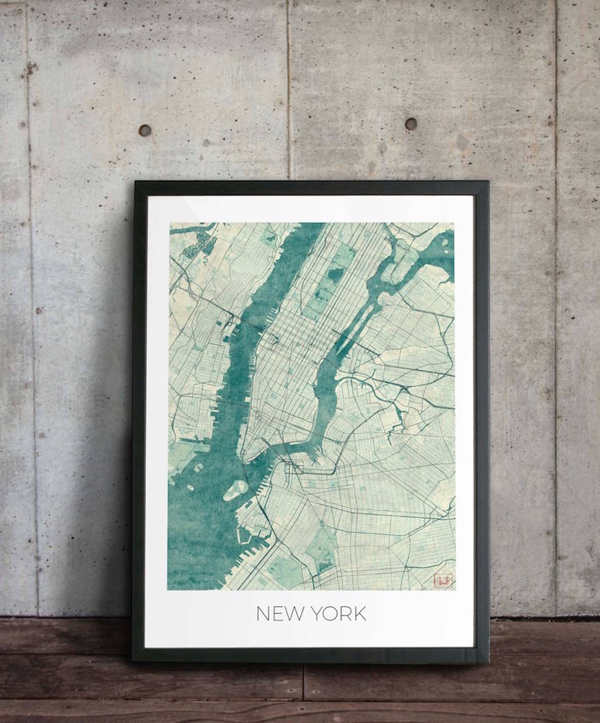 Stunning Vintage City Map Posters – Fubiz Media