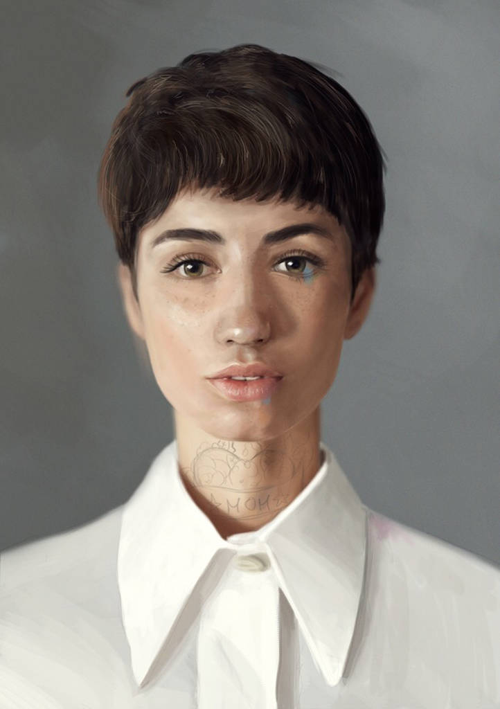 Beautiful Natural Women Digital Paintings – Fubiz Media