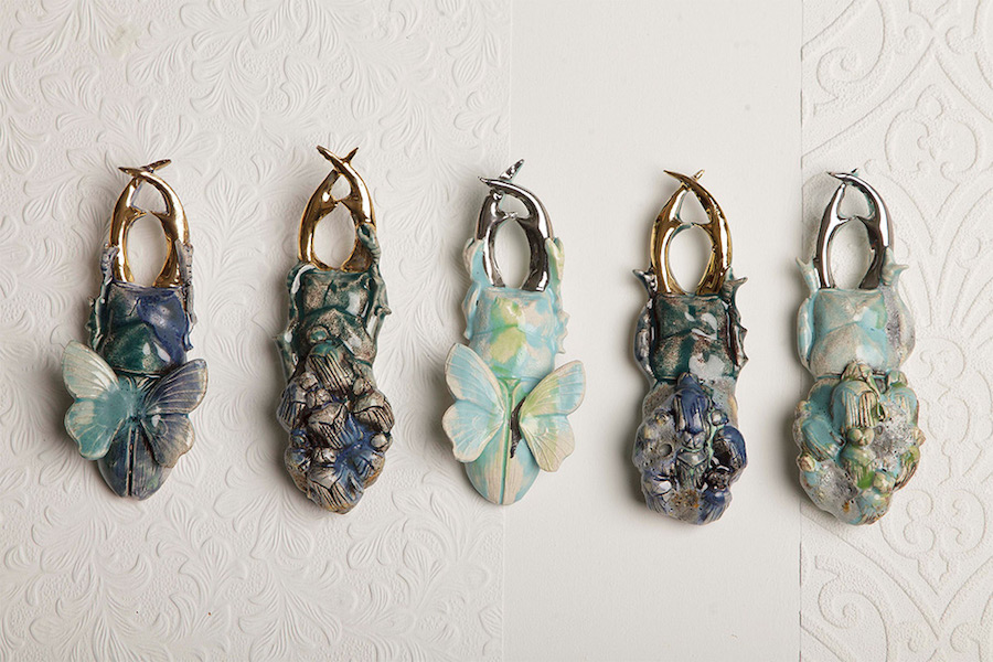 Swarms of Ceramic Beetles on Gallery Walls – Fubiz Media