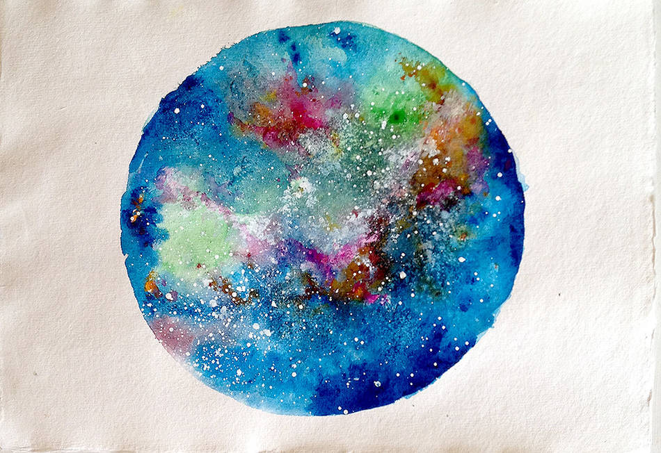 Circular Spatial Paintings by Sylvia Sosnovska – Fubiz Media