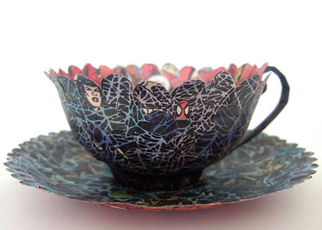 Paper Art Made with Recycled Old Books – Fubiz Media