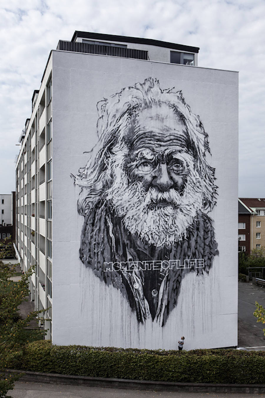 Realistic Giant Portraits on Murals by ECB – Fubiz Media