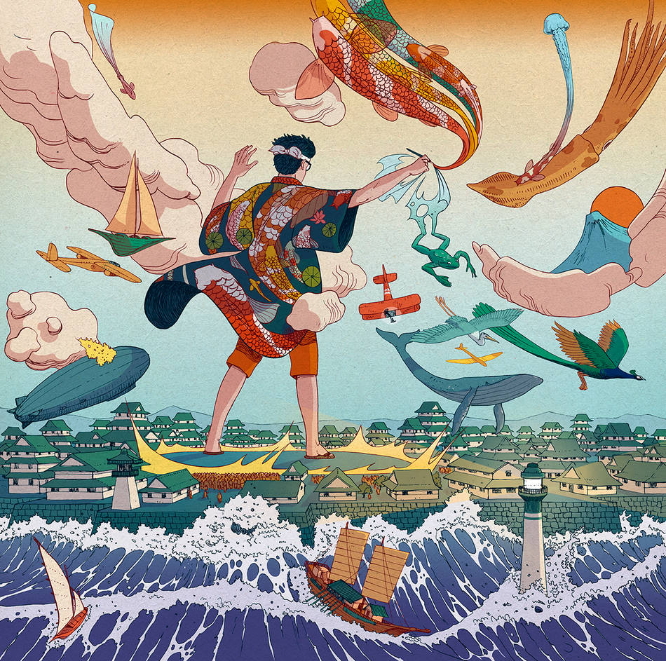 Ukiyo-e Drawings by European Artist – Fubiz Media
