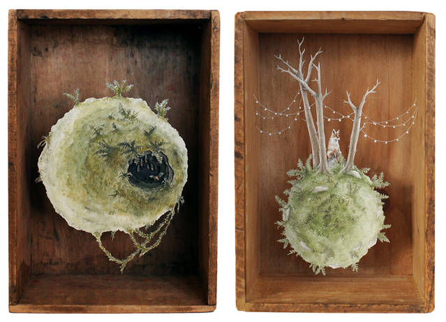 Wonderful Miniature Paper Art in Wooden Boxes – Fubiz Media