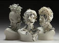Delicate Ceramic Busts in Bloom – Fubiz Media