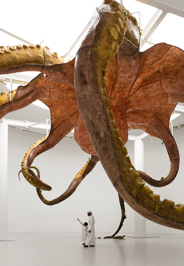 Giant Suspended Octopus Monster Sculpture – Fubiz Media