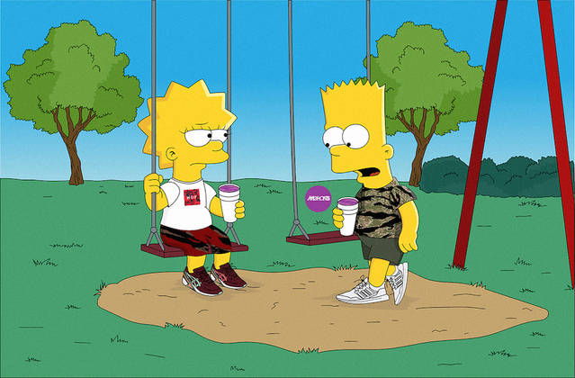 The Simpsons as Sneakerheads in Yeezy Boost – Fubiz Media