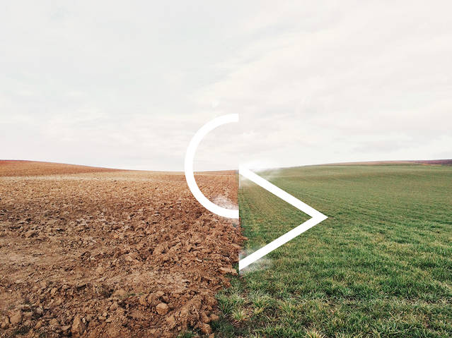 Stunning Landscapes Crossed by Abstract Shapes – Fubiz Media