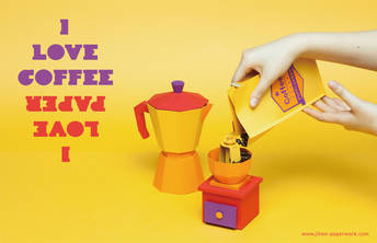 Colorful Coffee Paper Art Project – Fubiz Media