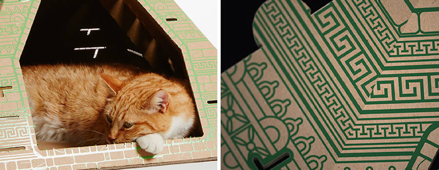 Cardboard Landmarks Cat Houses – Fubiz Media