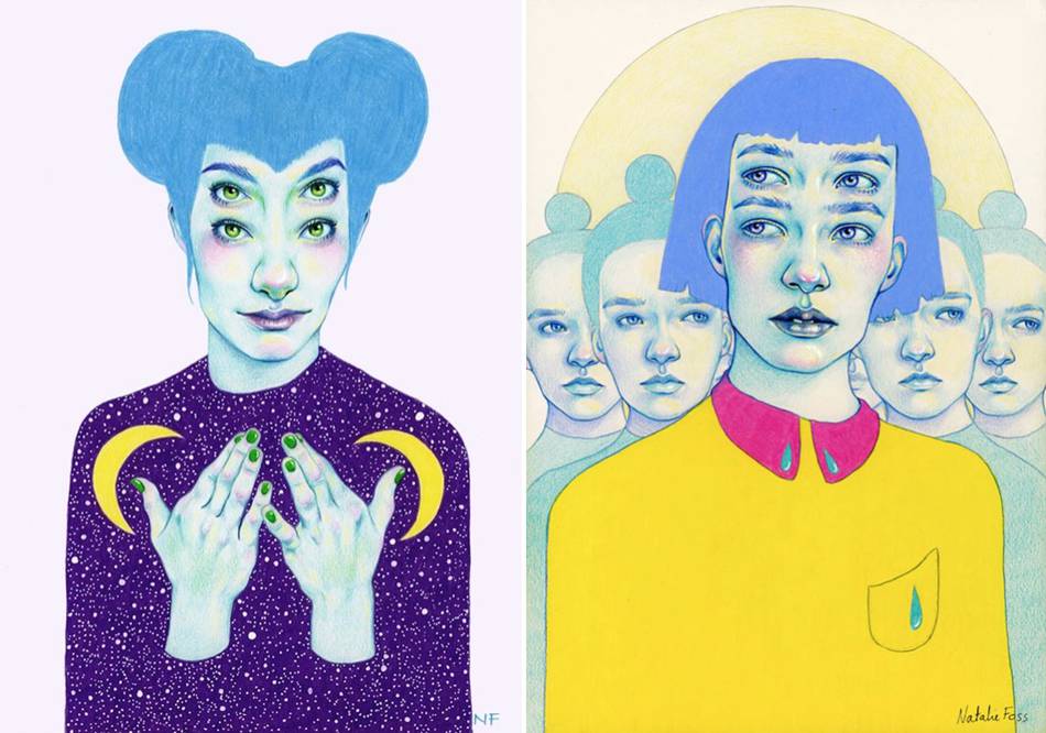 Hypnotic Aliens Pencil Illustrations – Fubiz Media