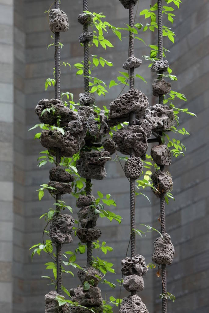 Sculptural Installations made of Concrete and Plants – Fubiz Media
