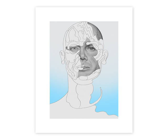 Stunning Half-Portraits & Celebrities Illustrations – Fubiz Media