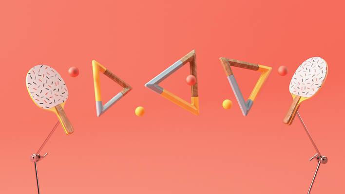 Textures and Shapes Exploration Around Ping Pong – Fubiz Media