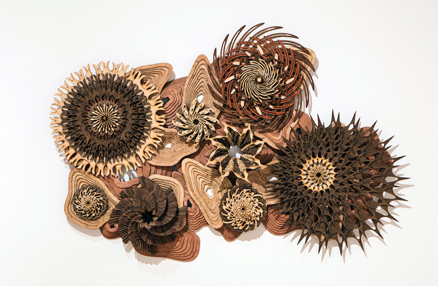 Wooden Spiraling Coral Reefs – Fubiz Media