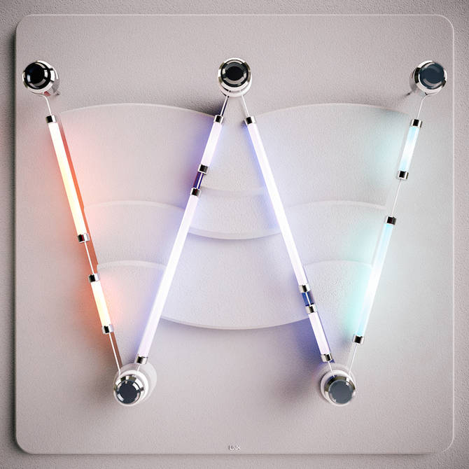 Creative Neon Lights Letters – Fubiz Media