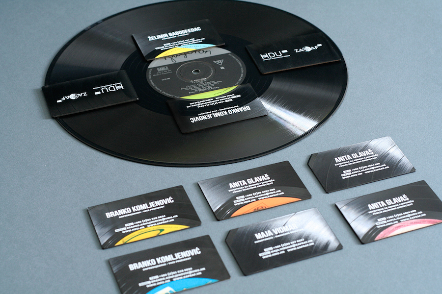 Phonographic Vinyls Business Cards – Fubiz Media