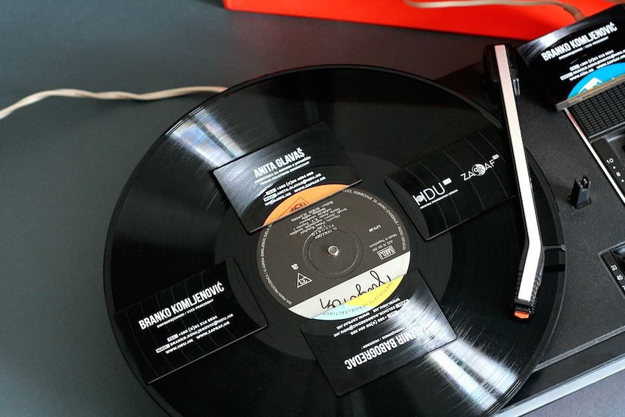 Phonographic Vinyls Business Cards – Fubiz Media