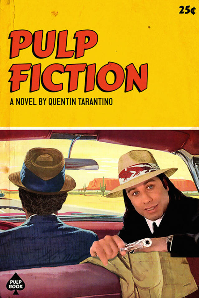 Tarantino’s Movies Revisited in Vintage Books – Fubiz Media