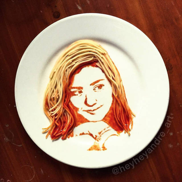 Accurate Portraits Created with Pasta – Fubiz Media